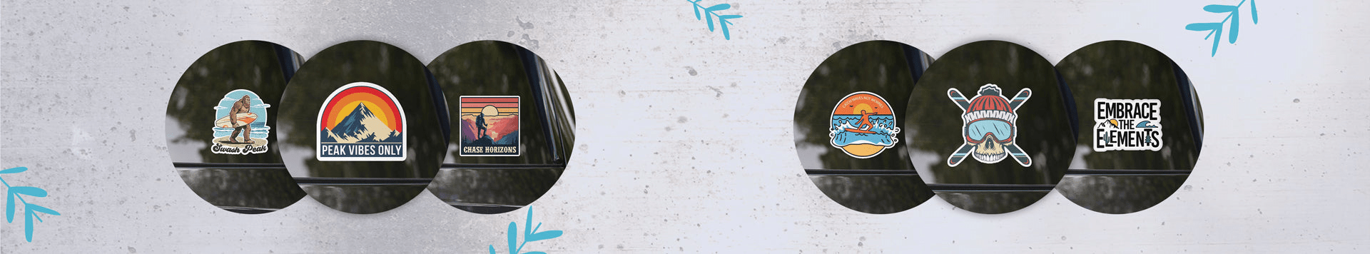 Waterproof Stickers – Swash Peak