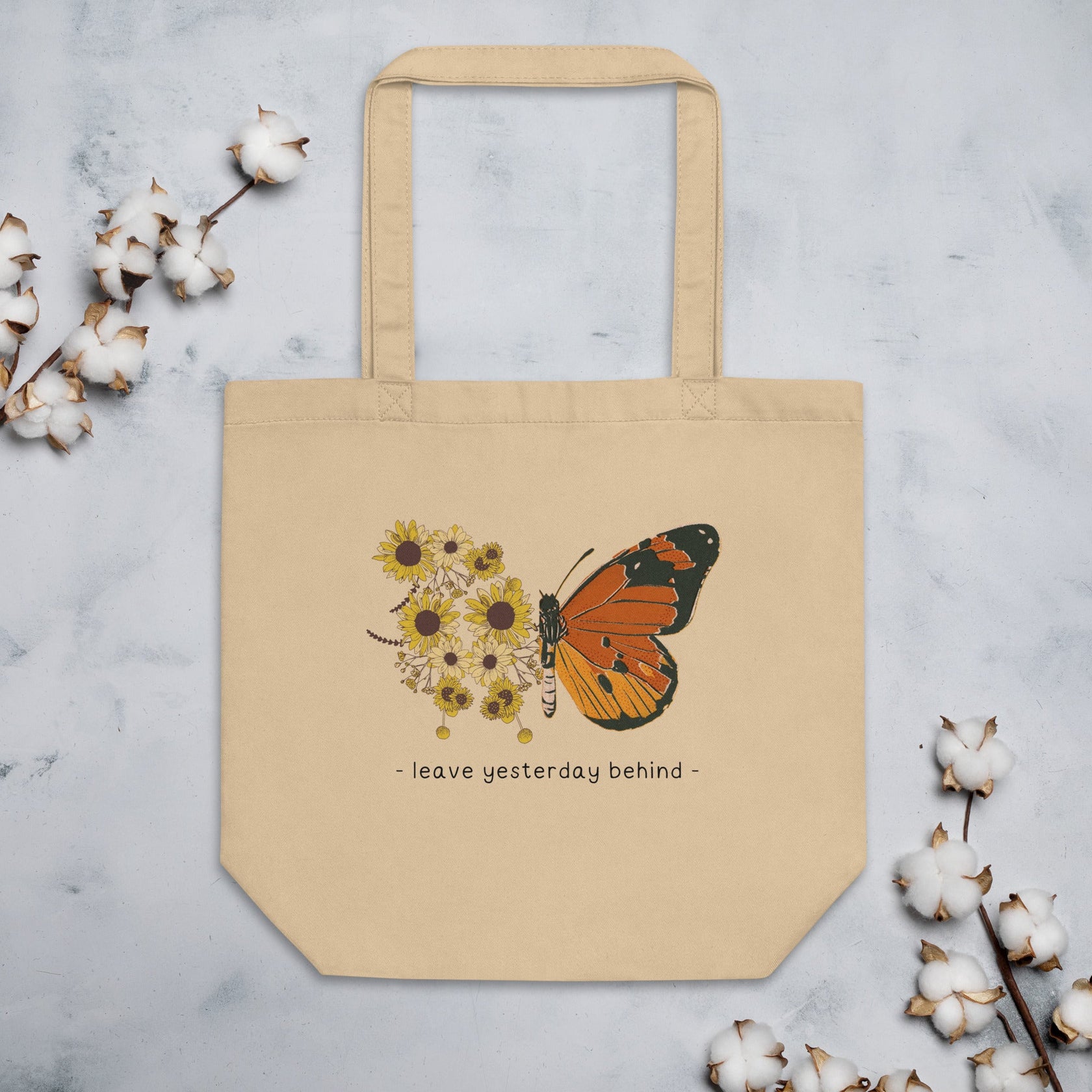 Leave Yesterday Behind Eco Tote Bag – Swash Peak