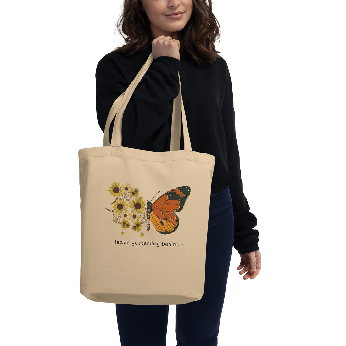 Leave Yesterday Behind Eco Tote Bag – Swash Peak